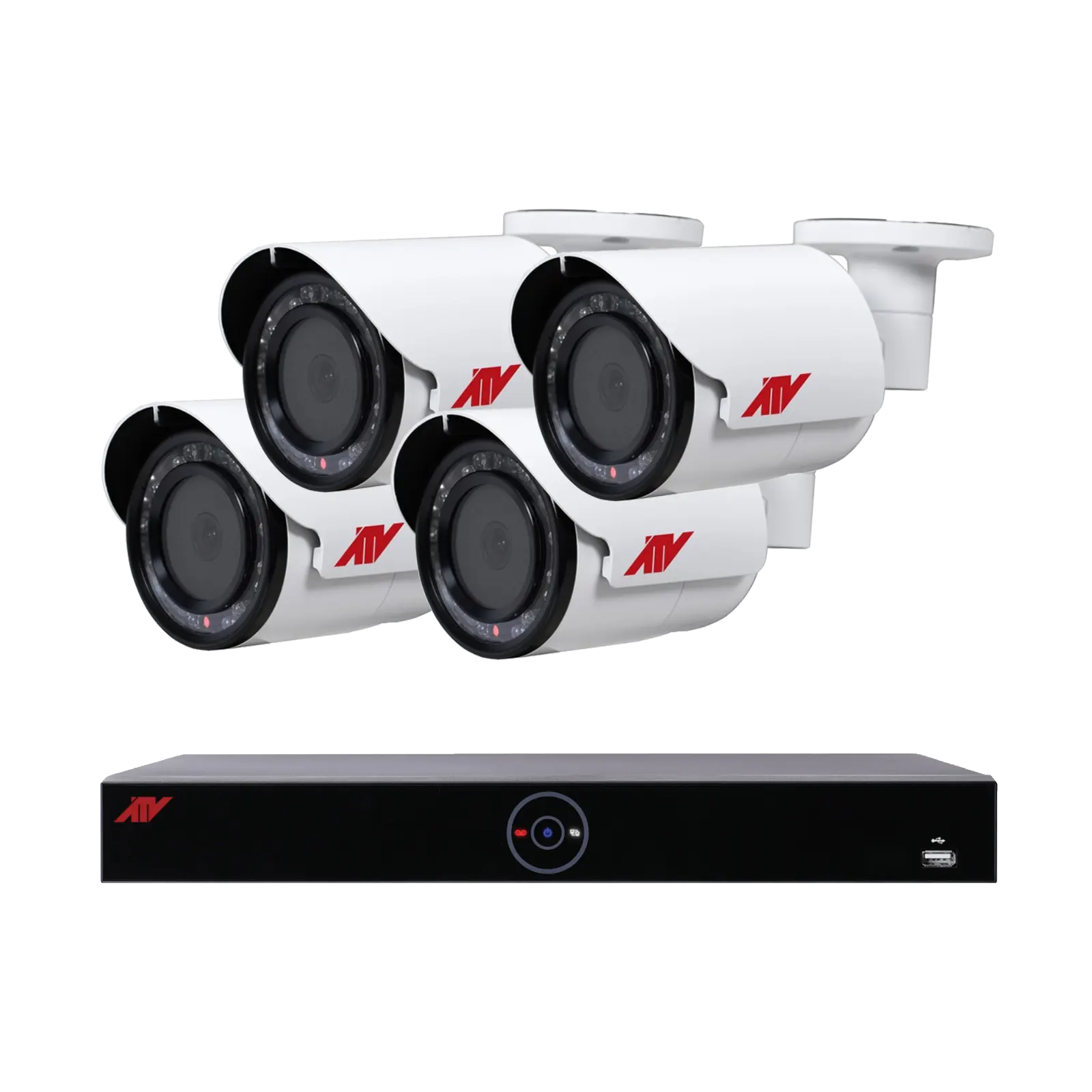 8 Channel PoE NVR Security System with 4×4MP Fixed Bullet Cameras – SecuritAll