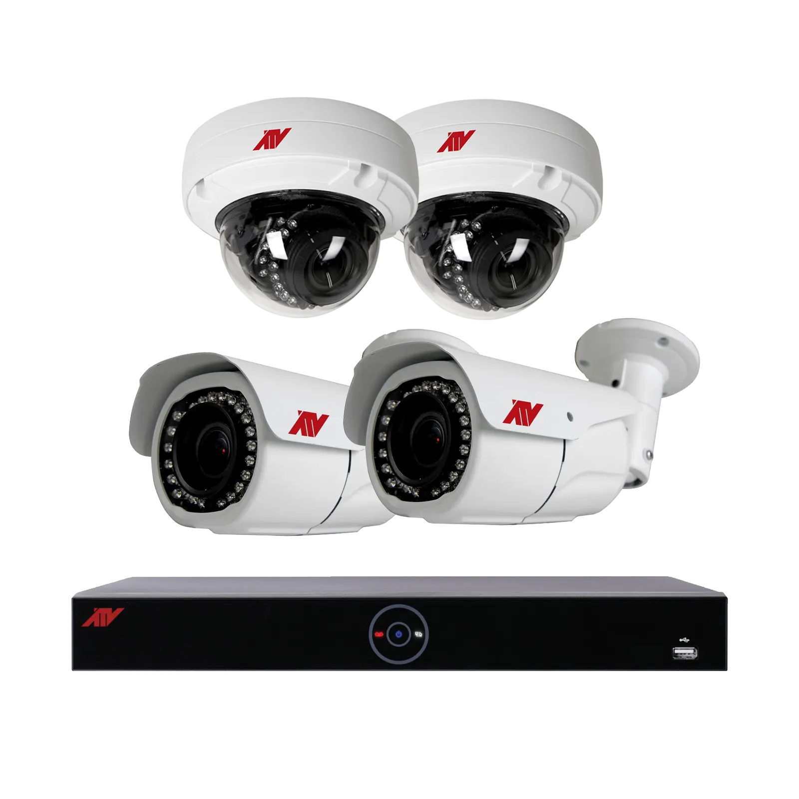 8 Channel PoE NVR Security System with 4×4MP Motorized Varifocal Vanda ...